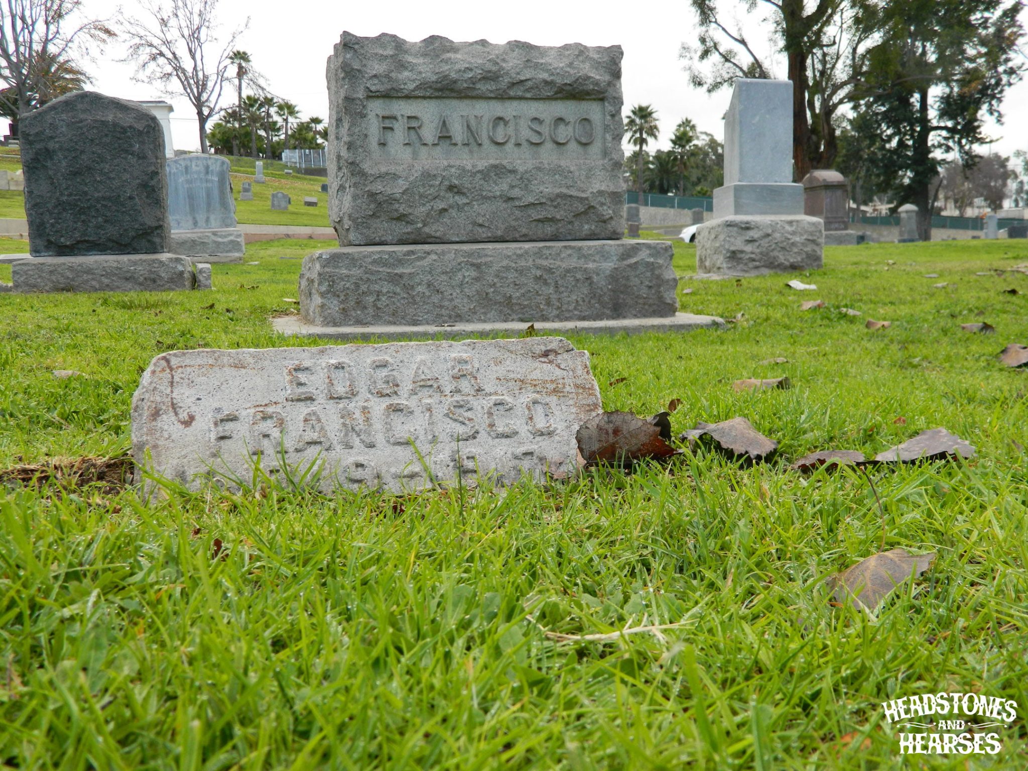Long Beach Municipal Cemetery – Headstones and Hearses